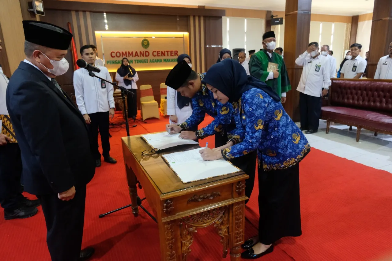Pelantikan dan Pengambilan Sumpah PNS Pengadilan Tinggi Agama Makassar