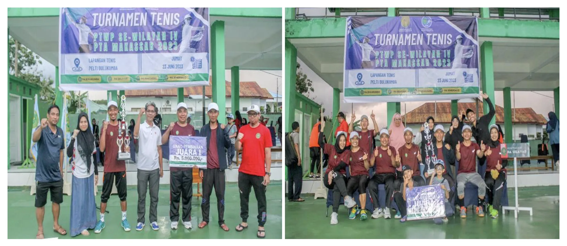 Kontingen PTWP Pengadilan Agama Selayar Raih Piala Bergilir PTA Makassar